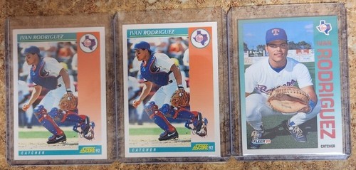 1992 Ivan Rodriguez Rookie Card RC Lot Score Fleer | eBay