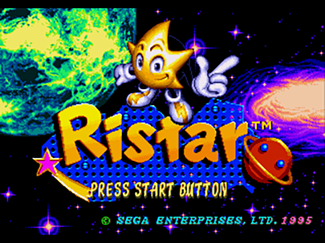 Ristar (w/High Score Mod!) Game, Manual, & Case for Sega Mega Drive ...