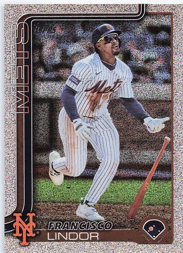2025 Topps Series 1 - Sand Glitter - Francisco Lindor #350 | eBay