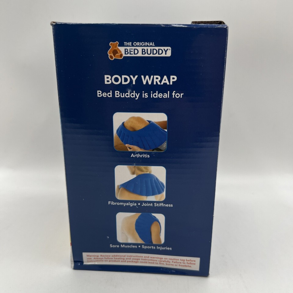 Bed Buddy Microwave Heating Pad Body Wrap Heat 1 Count Blue | eBay