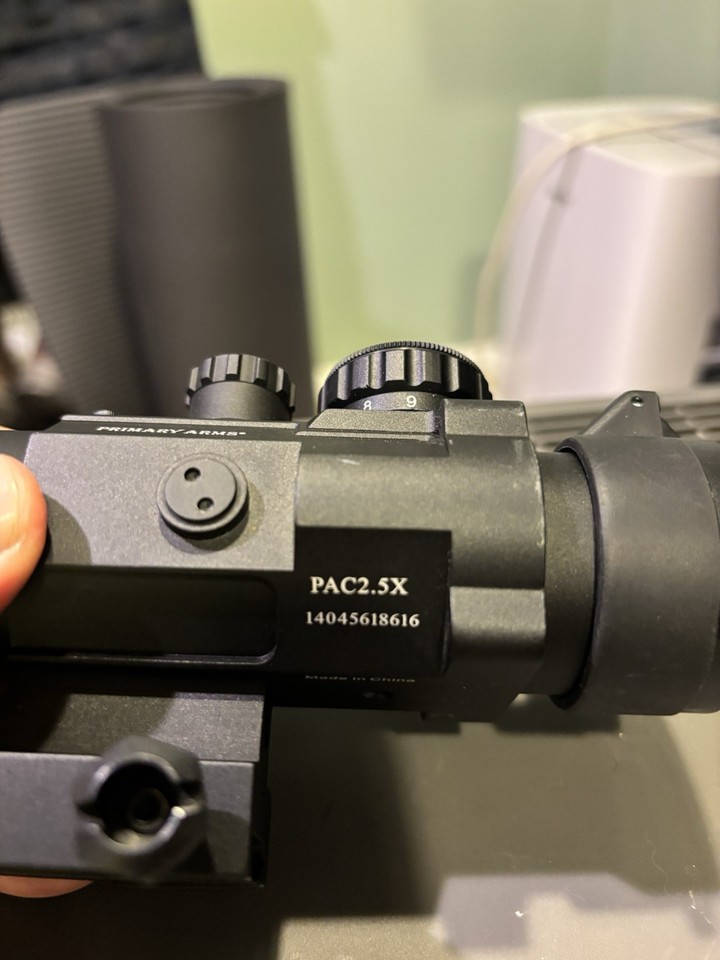 Primary Arms SLx 2.5 Compact 2.5x Prism Scope - ACSS CQB Reticle - PAC2 ...