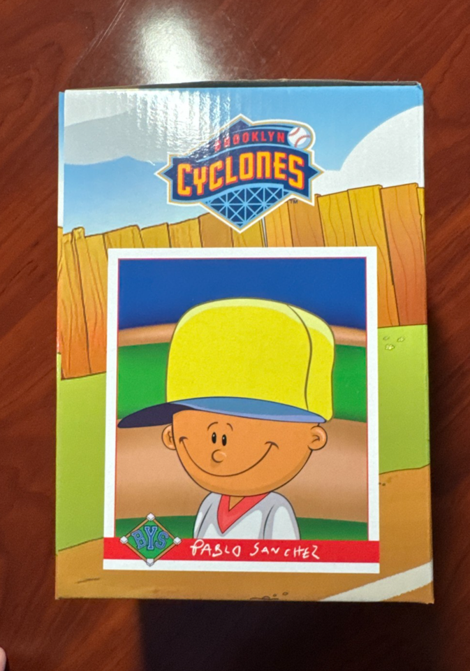 PABLO SANCHEZ BOBBLEHEAD BACKYARD BASEBALL BROOKLYN CYCLONES 2025 METS ...
