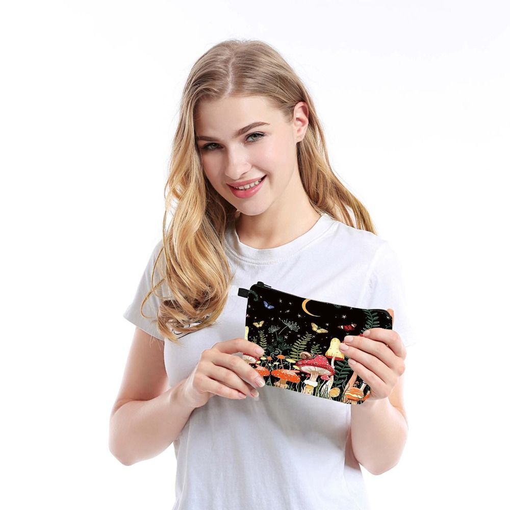 Large Capacity Makeup Organizer Polyester Travel Storage Bag Cosmetic ...