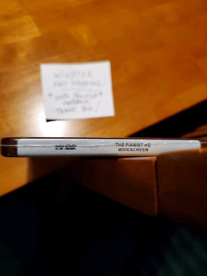 The Pianist HD-DVD 2008 RARE HTF Factory Sealed Brand New 25195025348 ...