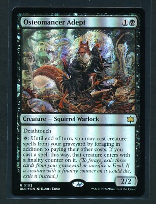 Osteomancer Adept - Foil - Magic MTG 2024 Bloomburrow NM/M | eBay