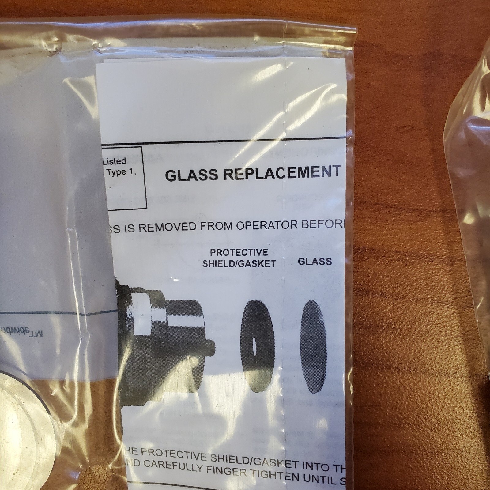 EATON 10250TBG BREAK GLASS OPERATOR ASSEMBLY W/ HAMMER, CHAIN & EXTRA ...