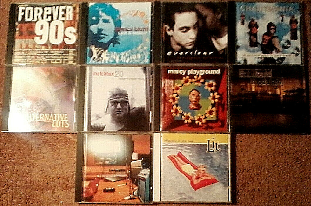 Lot of 10 Assorted ROCK / ALTERNATIVE ROCK CDs - Matchbox 20 Everclear ...