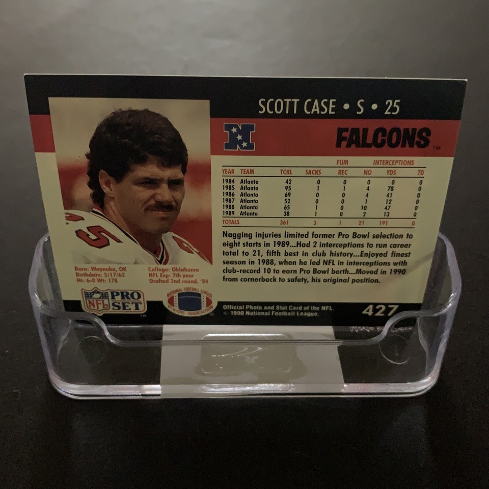 1990 NFL ProSet Scott Case #427 | eBay