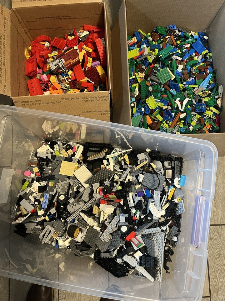 Lego by The Pound - Buy 4 Pounds & Get 1 Pound Free - Bricks Parts ...