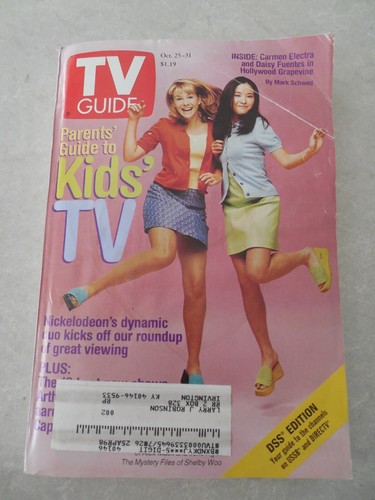 TV GUIDE, OCTOBER 25-31, 1997, LARISA OLEYNIK AND IRENE NG, SLAPPY ...