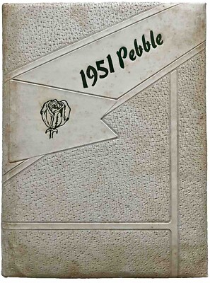 1951 ROCK RIDGE HIGH SCHOOL YEARBOOK, THE PEBBLE, WILSON, NC | eBay