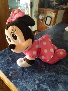 Fisher Price Disney Baby Minnie Mouse Musical Touch N Crawl Crawling ...