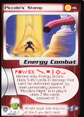 Piccolo's Stomp DragonBall CCG DBZ TCG | eBay