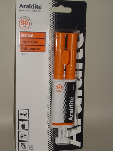 Araldite Instant Clear Fast Setting Strong Adhesive Glue Multi Purpose ...