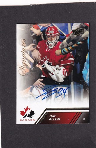 2013 Upper Deck Team Canada Jake Allen Autograph | eBay