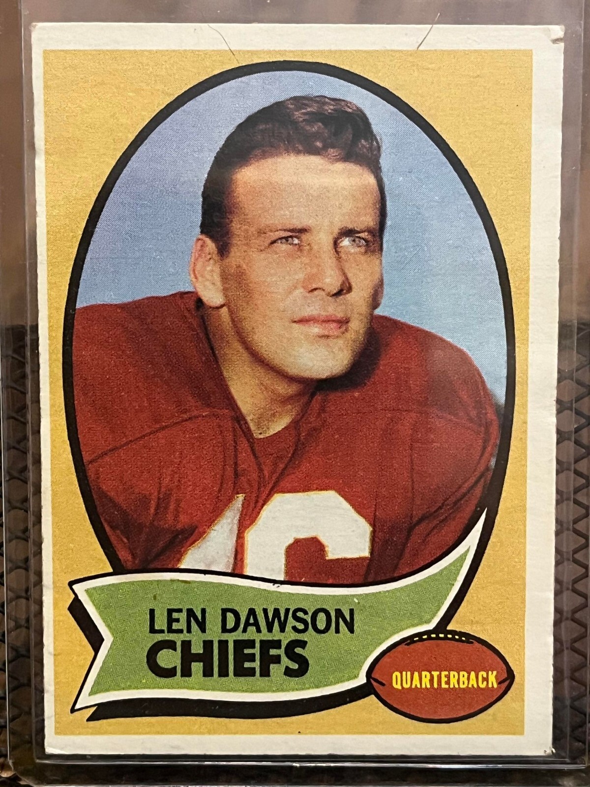 LEN DAWSON 1970 TOPPS HOF FOOTBALL #1 KANSAS CITY CHIEFS QUARTERBACK ...