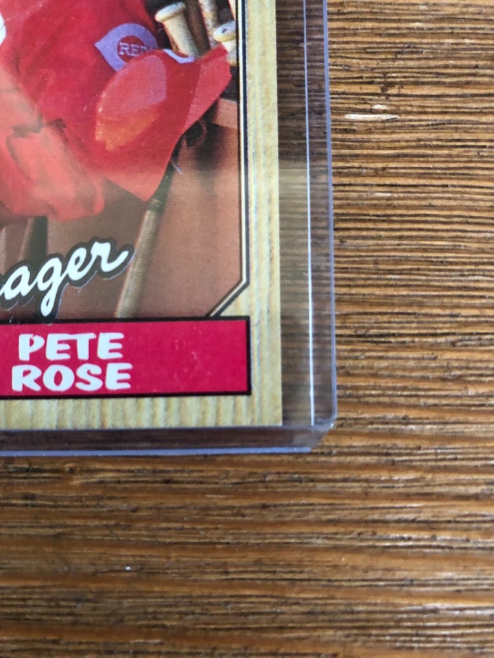 1987 Topps - #393 Pete Rose Rare! Error Card! Great Condition! | eBay