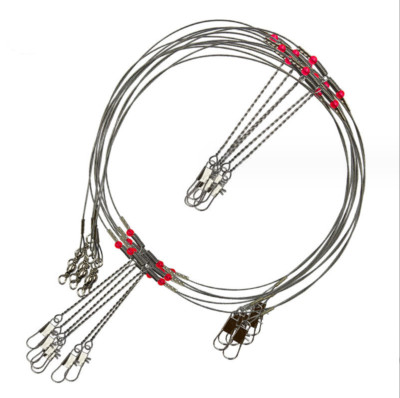 10/20 Fishing Wire Leader Rigs 1-5 Arm Rigs Lure Tackle with Swivels ...