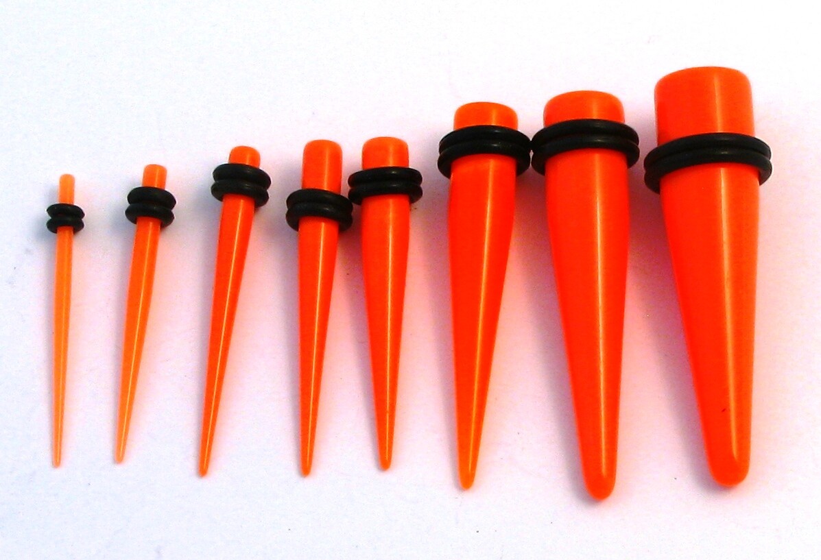 Asst Ear Stretcher Taper Expander Plug Tunnel 2mm 3mm 4mm 5mm 6mm 8mm ...