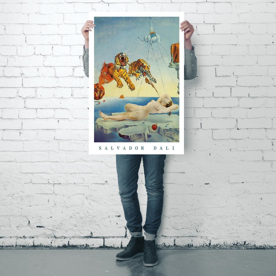 Salvador Dali Poster Dream Caused By A Bee Flight.. 61 x 91,5 cm | eBay.de