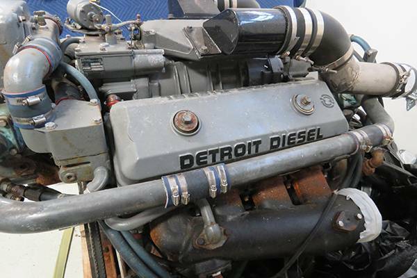 8v71 Detroit Diesel 8v-71n Marine Diesel Engine 318 HP With Allison 2 1 ...