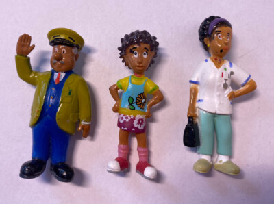 Fireman Sam Character Figures Mandy Flood Helen Flood Trevor Evans 5 ...
