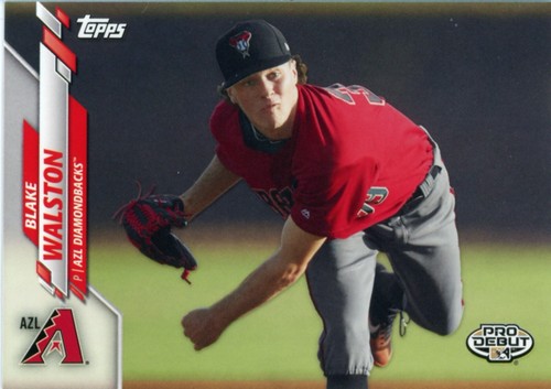 2020 Topps Pro Debut Blake Walston AZL Diamondbacks #PD-103 Arizona ...