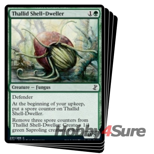 Thallid Shell-dweller X4 M/NM Magic: The Gathering MTG Time Spiral ...