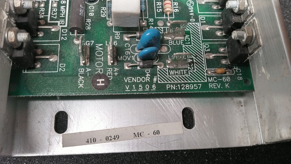 Treadmill Motor Controller MC60 p/n 128957 - see compatibility inside ...