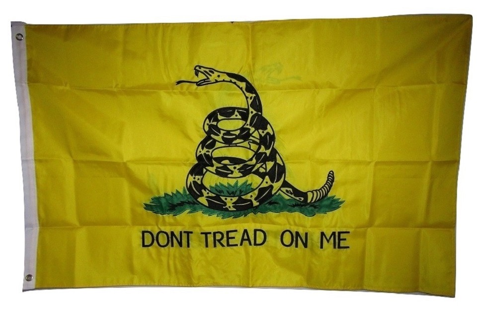 3x5 Embroidered Gadsden Don't Tread Double Sided 2ply 220D Nylon Flag 3 ...