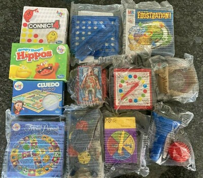 McDonald’s Happy Meal Toys Hasbro / MB Mini Games Various. New In ...