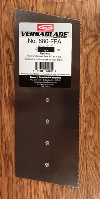 Gundlach 680-FFA Versablade Flooring Trowel Blade | eBay
