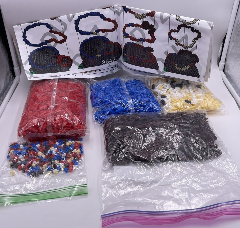 DUZ Super Mario Magic Blocks Set 3520 Pcs 3D DIY Mini Building Blocks ...