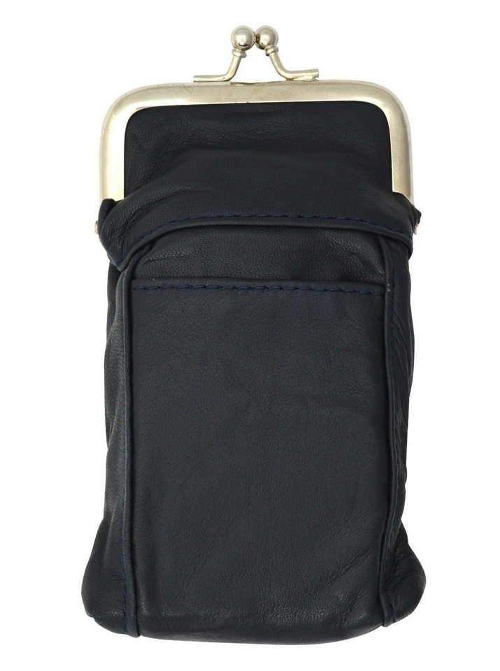 Marshal Leather Blue 100's Cigarette Snap Case Coin Purse | eBay