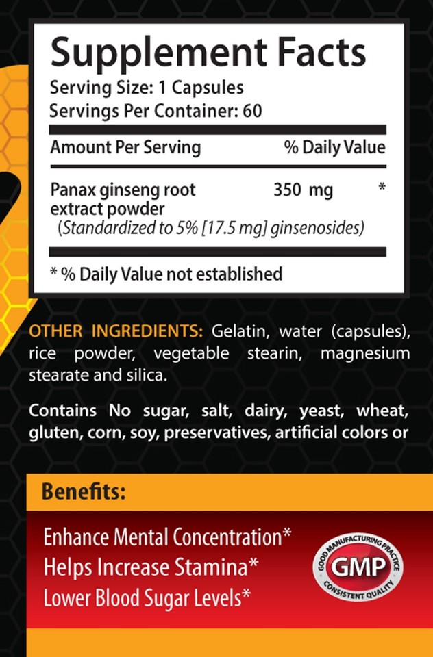 male fertility pills - KOREAN GINSENG EXTRACT 350mg - fertility aid for ...