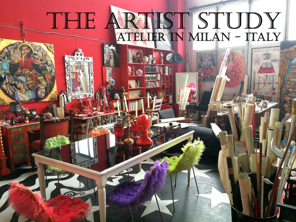 modern contemporary art paintings figurative ars goetia lemegeton botis ...