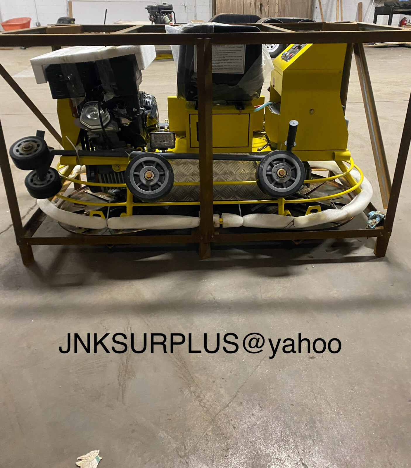 FLAND FL-2 CONCRETE POWER TROWEL 13HP RIDE ON GAS POWERED | eBay