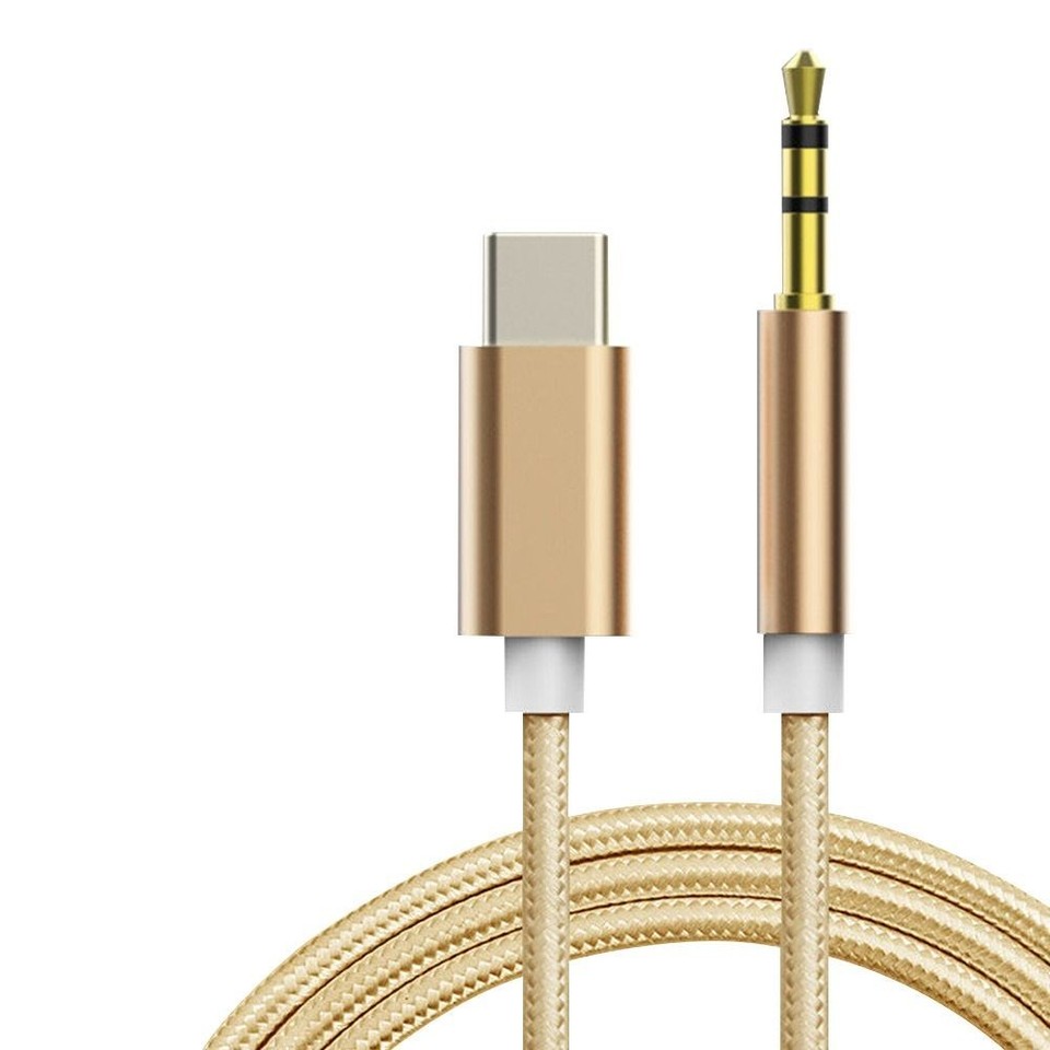 Audio Extension Cable 3.5mm Interfaces Auxiliary Power Cable Type-c to ...