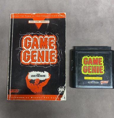 VINTAGE SEGA GENESIS GAME GENIE VIDEO GAME ENHANCER (Sega Genesis, 1992 ...