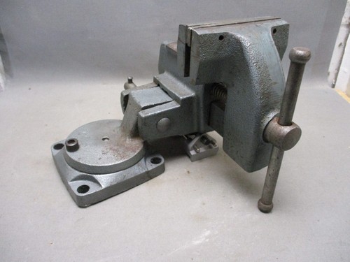 Vintage Wilton 4" Tilt & Swivel Bench Mount Vise Model #UX-121079 Clamp ...