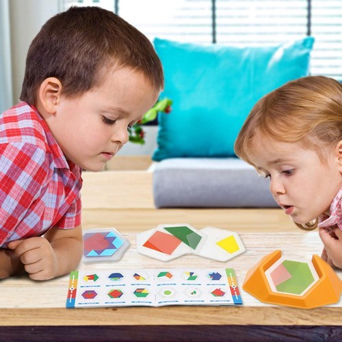 Color Code Puzzle Game Brain Teaser Christmas Holiday Gift Tangram ...