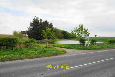 Photo 6x4 Bungalow and pond at Kendal View Hutton Conyers The access ...