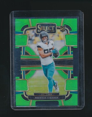 BRENTON STRANGE 2023 PANINI SELECT GREEN PRIZM RC PARALLEL 274/599 #45 ...