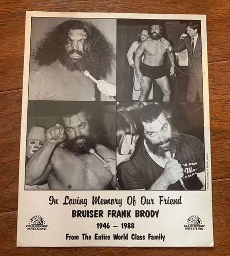 Bruiser Brody Memorial Classic 8x10 Promo Wrestling Picture | eBay