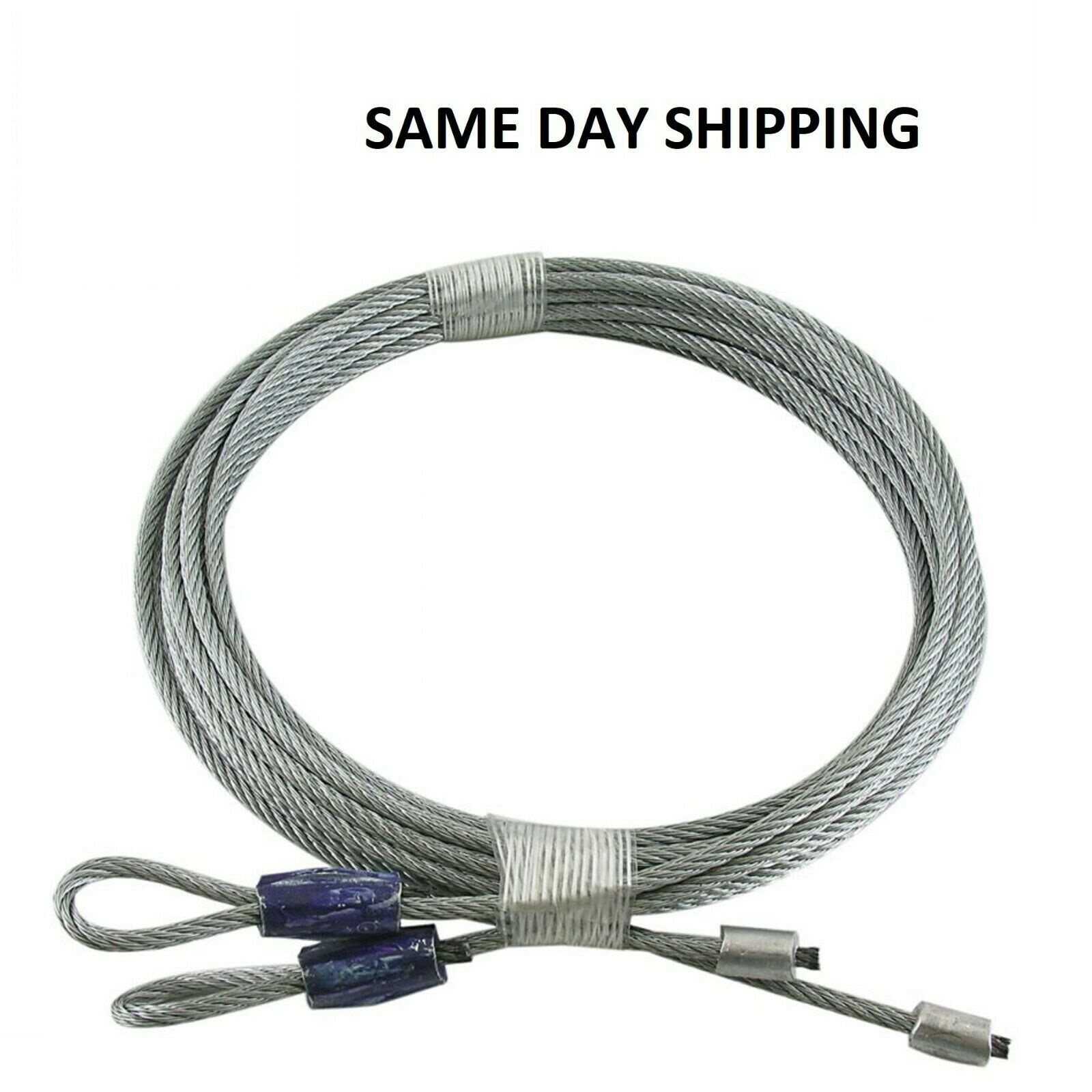 Garage Door Cables for Torsion Spring Doors 7',8',9',10',11',12',14 ...