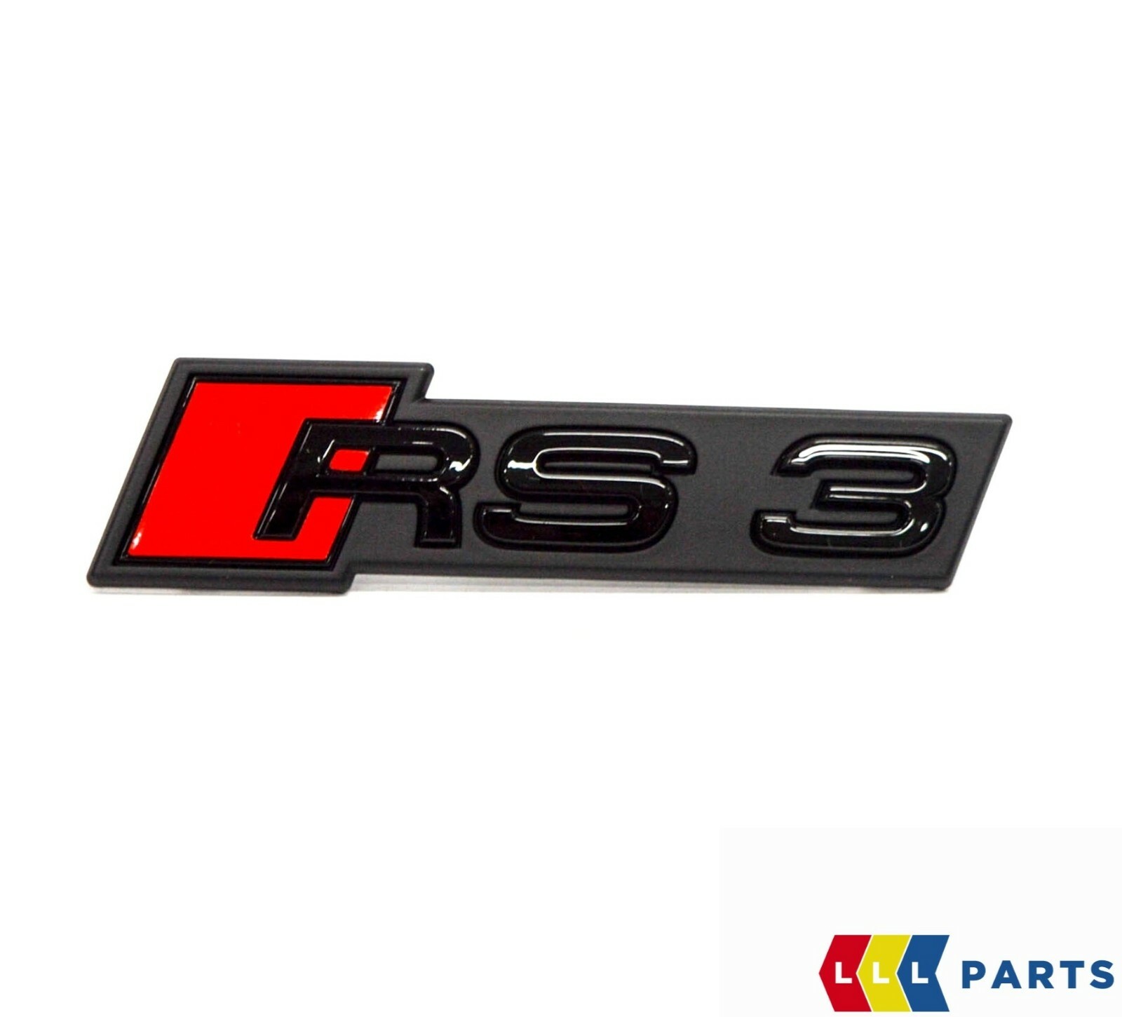 Genuine Audi Rs3 17- Front Bumper Center Grill Black Rs3 Badge Emblem ...