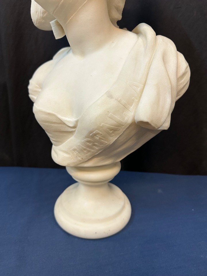 marble bust of woman | eBay