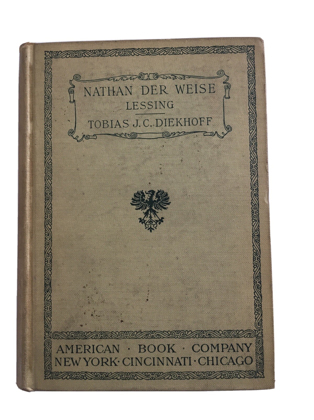 Nathan Der Weise Lessing by Tobias J.C. Diekhoff German w/ English ...