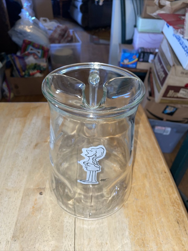BC Comics Glass Pitcher BC Grog Vintage 1970"s 9" | eBay