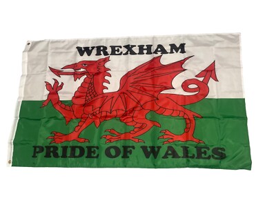Wrexham FC Flag 5ft by 3ft Shirt Scarf Badge Poster Stickers | eBay